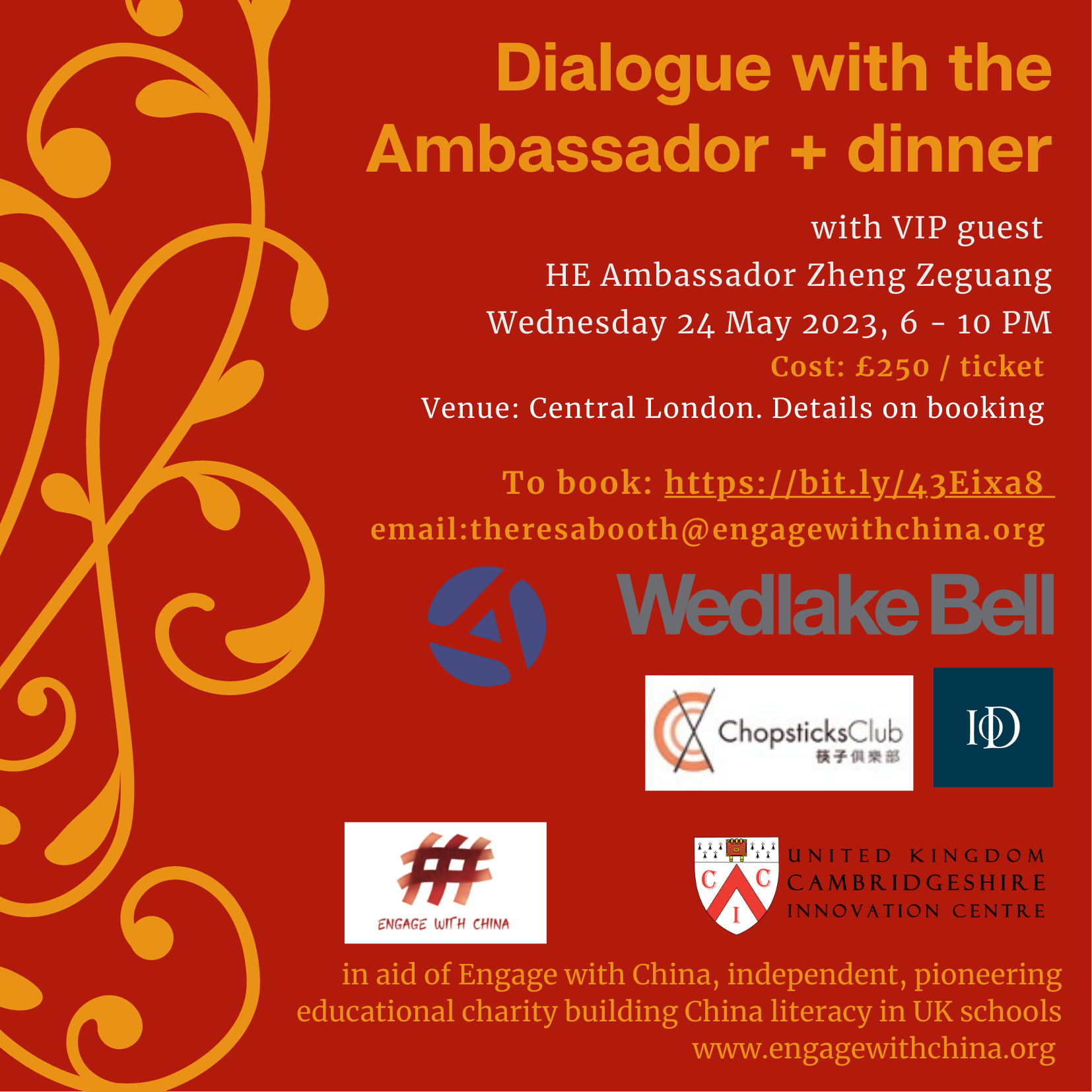 Dialogue with the Ambassador – Engage with China